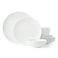 Lenox Wicker Creek 12-Piece White Bone China Dinnerware Set (Service ...