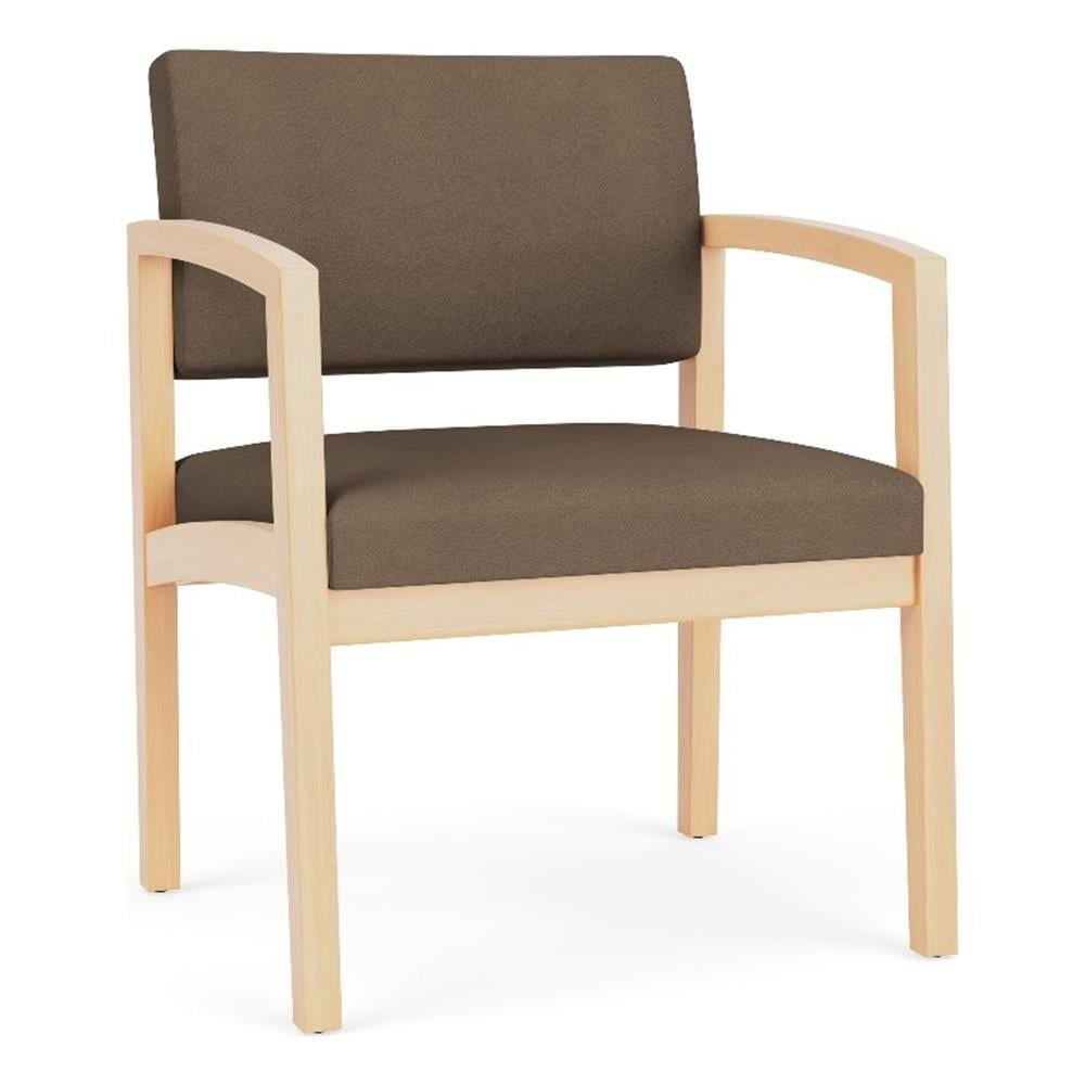 Lenox Wood Reception Waiting Oversize Guest Chair / Natural Wood ...