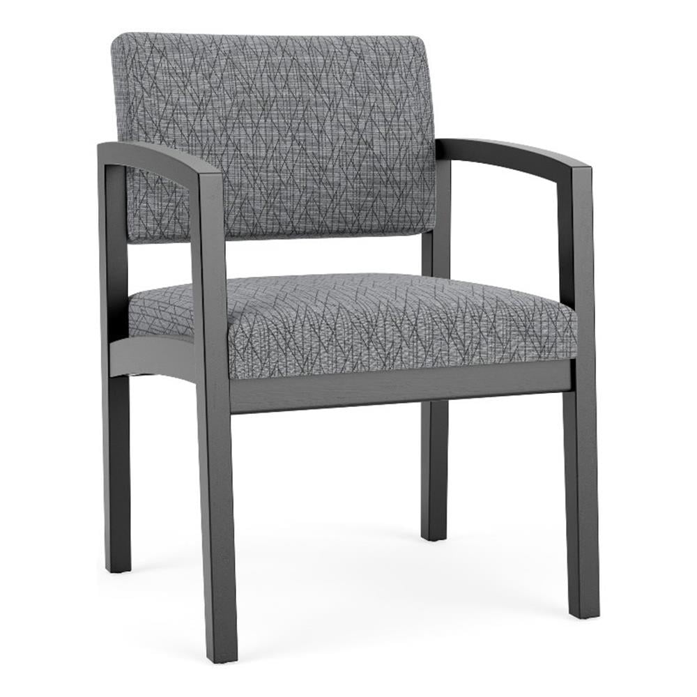 Lesro Lenox Wooden Reception Guest Chair for Office Waiting Area ...