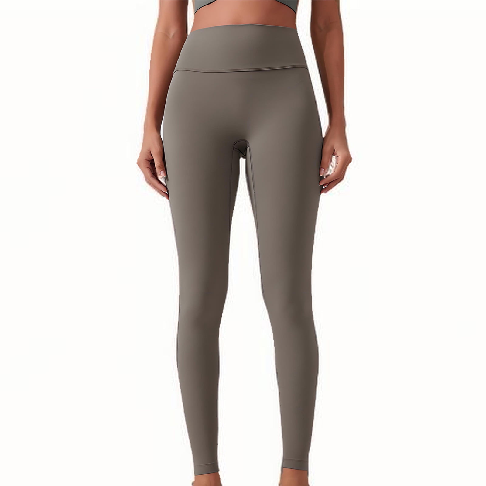 Lenpel Cargo Leggings for Women with Pockets No Front Seam High Waisted ...