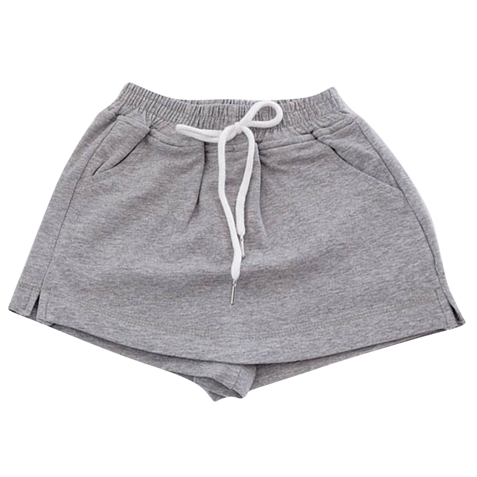 Lenpel Girls' Skorts Soft Cotton Elastic Waist Drawstring Active Tennis ...
