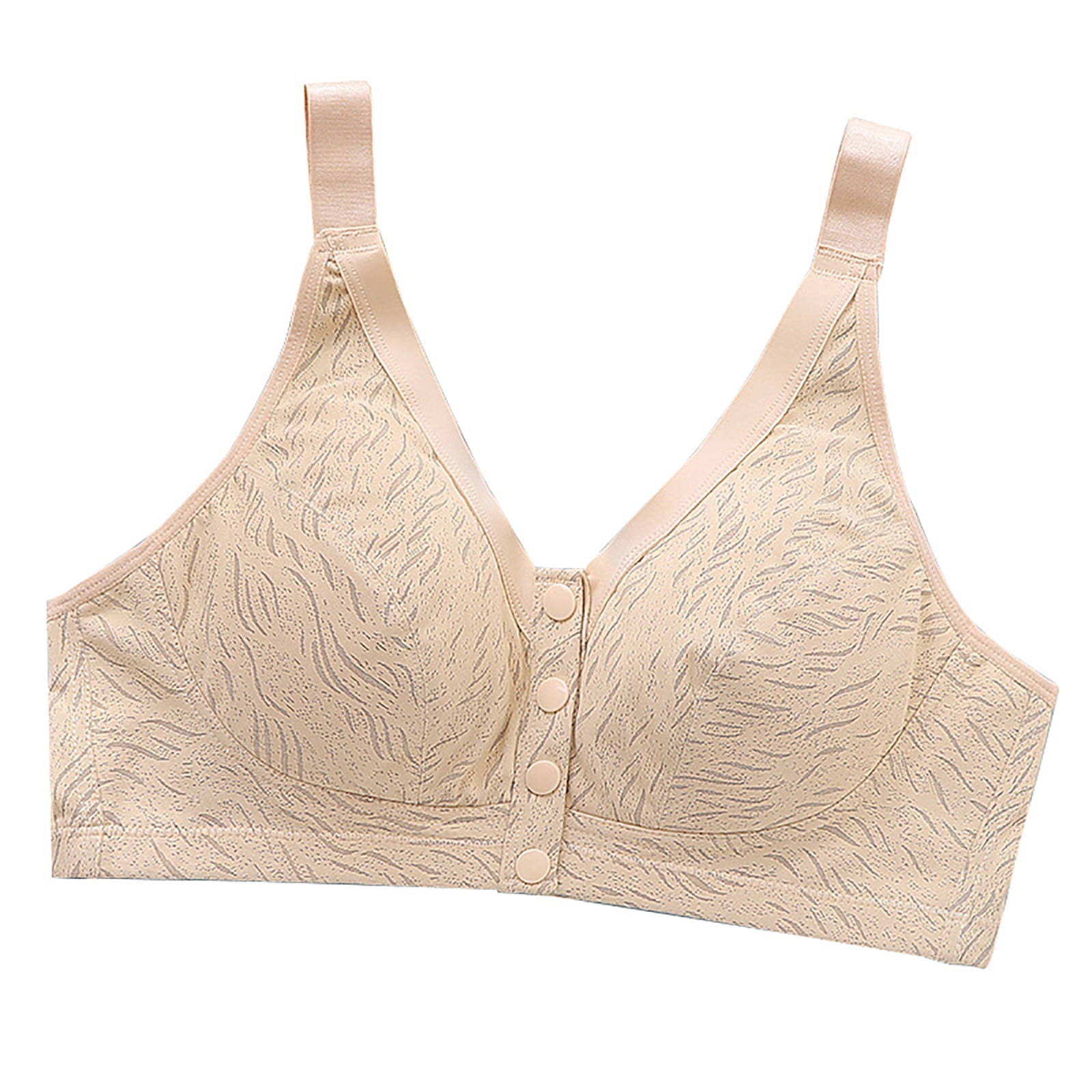 Lenpel Women's Front Closure Bras Comfort Unpadded Wirefree Seamless ...