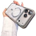 Lens Bracket Clear Magnetic Phone Case for iPhone, Compatible with ...