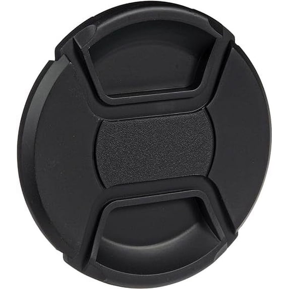 Lens Cap Bundle - 2 Snap-on Lens Covers for DSLR Cameras Nikon, Canon ...