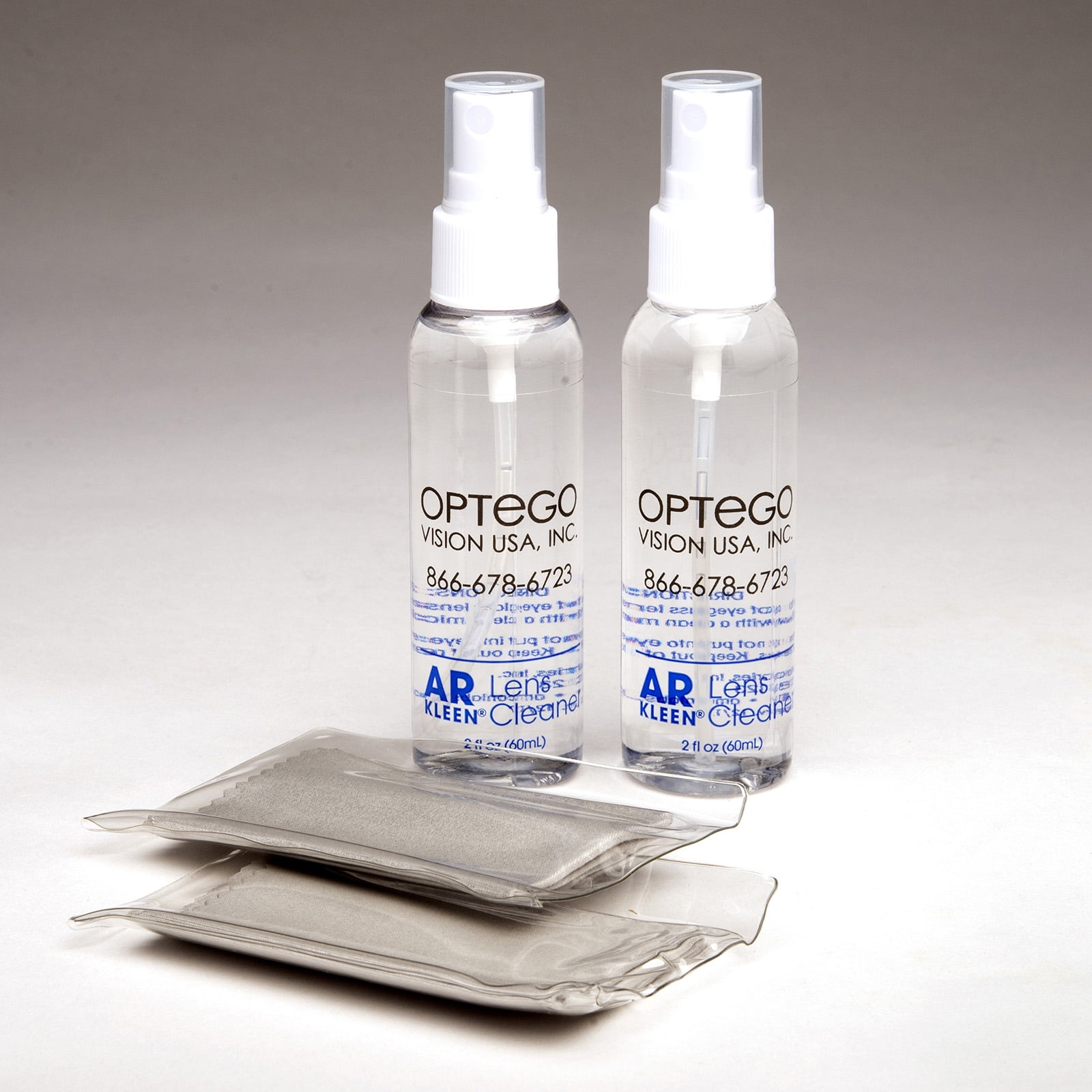 Lens Cleaning Bundle, Two Bottles of Lens Cleaner (2 oz), Two ...