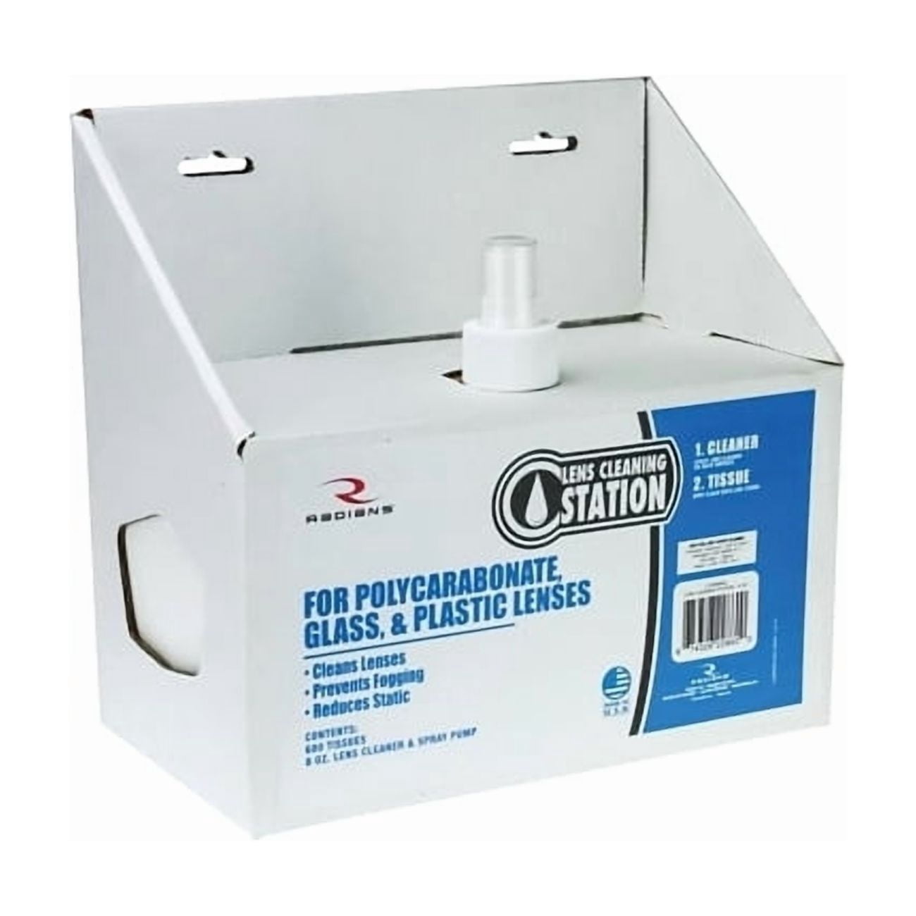 Lens Cleaning Station, 8 oz Spray Pump Lens Cleaner/600 Tissues ...