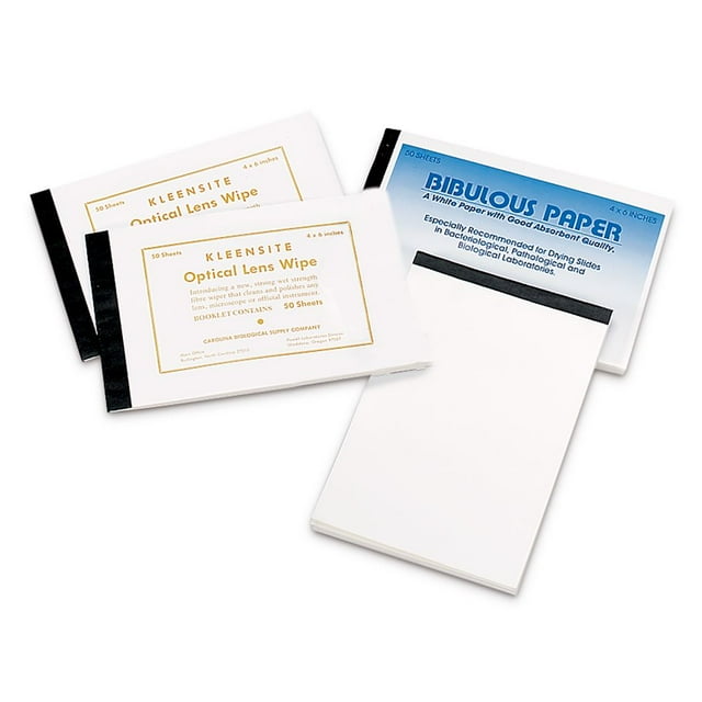 Lens Paper Booklet, 4 X 6 Inch, 50 Sheets - Walmart Business Supplies