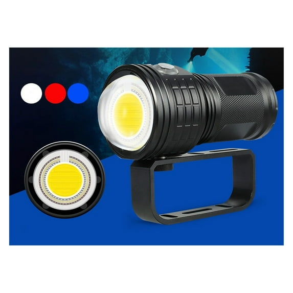 Lens Professional Photography Fill Light Diving Flashlight Red Blue ...