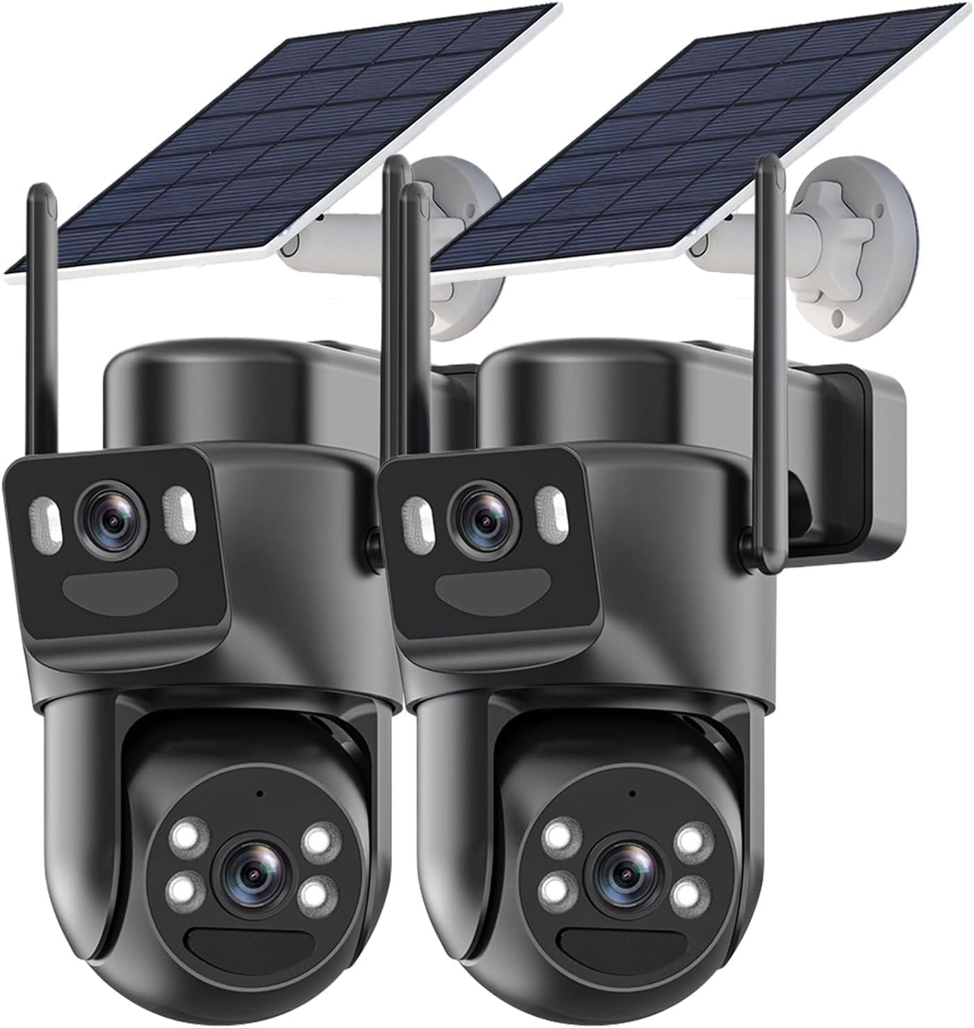 Lens Solar Cameras Outdoor, 5G/2.4G WiFi 6, 360? View Pan/Tilt Camera ...