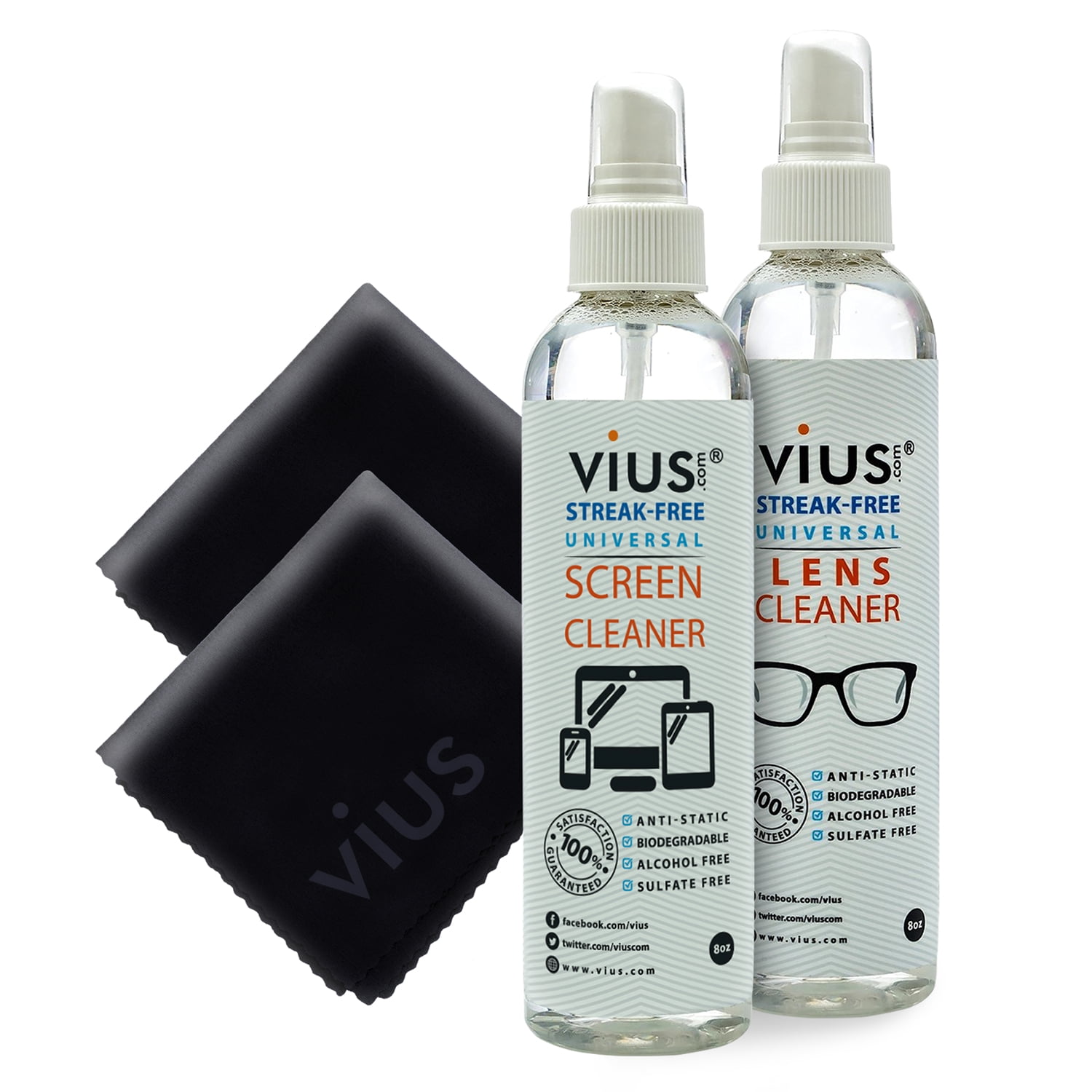 Lens and Screen Cleaner Kit - vius Lens and Screen Cleaner Combo Kit (2 ...