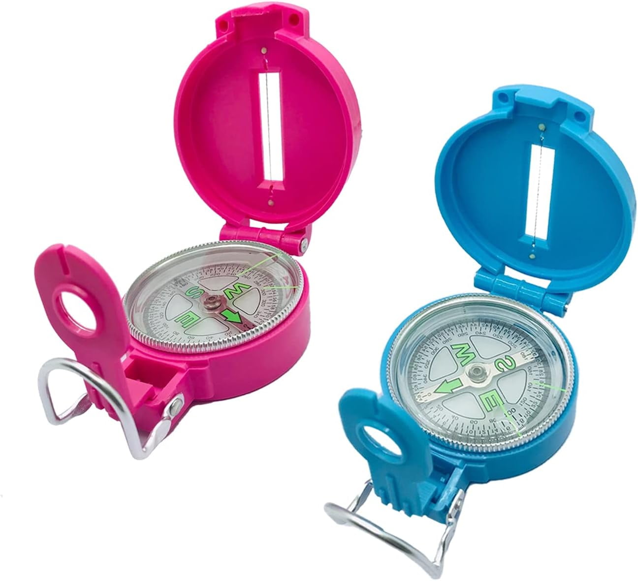 Lensatic Compass - Hiking & Camping Navigation - Orienteering & Map ...