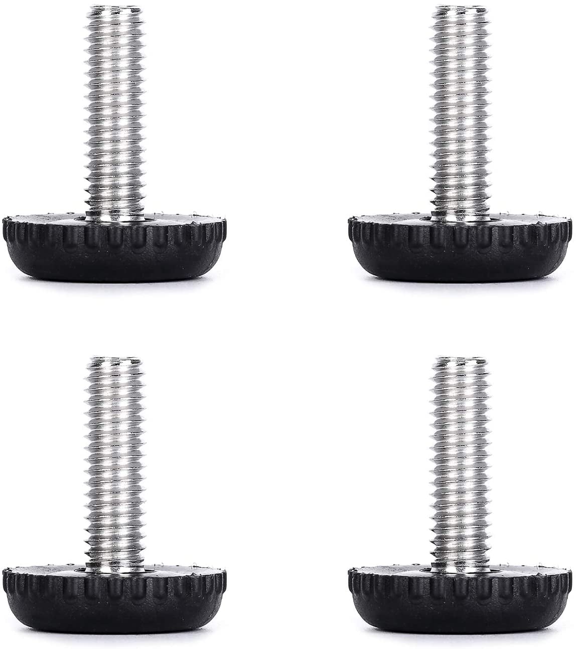 Lenshade 304 Stainless Steel Adjustable Furniture Levelers 5/16Inch Leg ...
