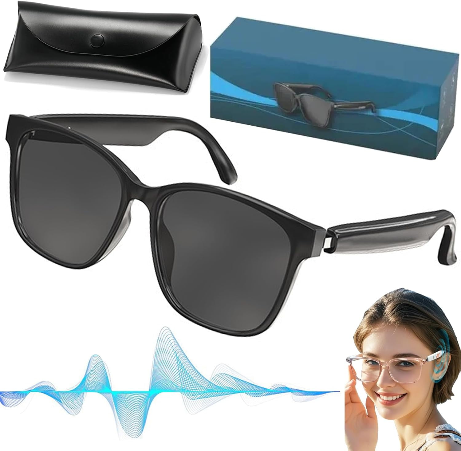 Lenskey AI Translation Glasses, Real-Time Language Translation Glasses ...