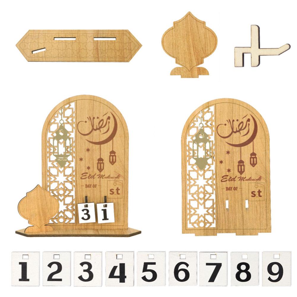 Lent Countdown Ornament - Wooden Decoration with Festival Theme and ...