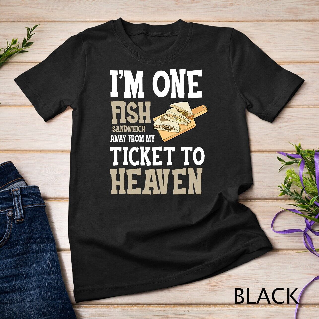 Lent and Easter Shirt Gift - Funny Lenten Fish Fry Fridays Unisex T ...