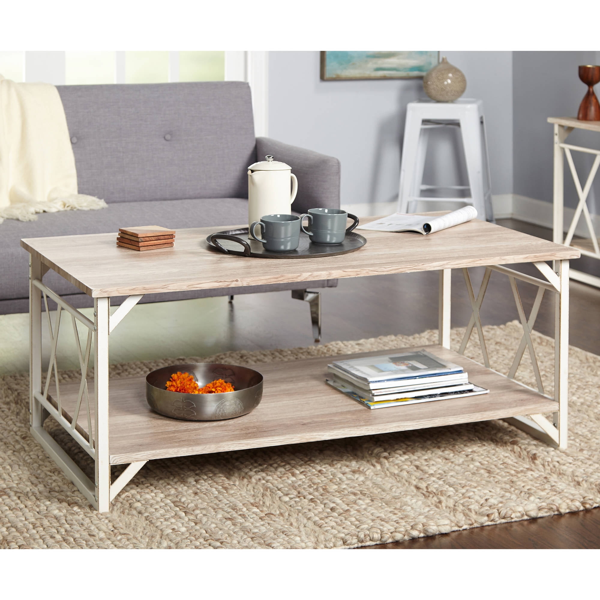 LenyXX Collection Coffee Table, Multiple Colors - Walmart.com