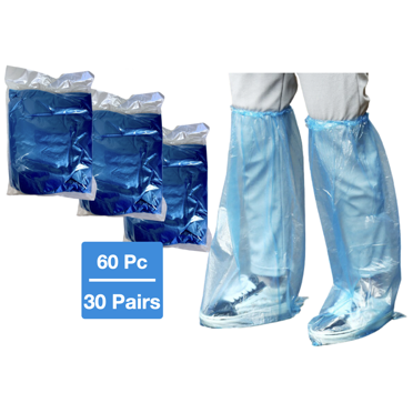 Premium Disposable Boot Covers Plastic Long Waterproof Shoes Cover for ...
