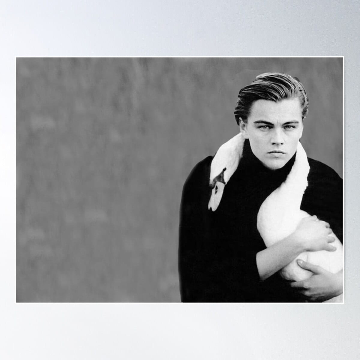 Leo And The Swan Poster Wall Art, Modern Wall Decor For Living Room ...