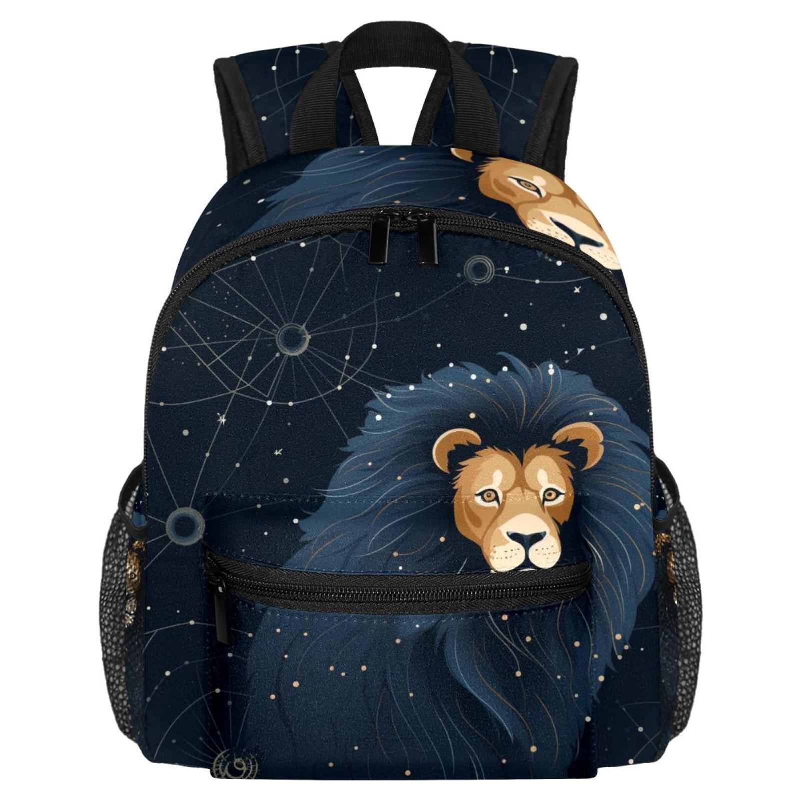 Leo Constellation Adjustable Shoulder Strap Beach Backpack with Large Capacity, Printed Design ...