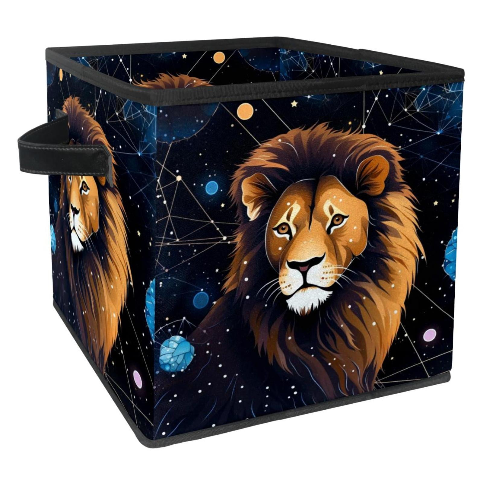 Leo Constellation Collapsible Cube Organizer Storage Bin with Handle ...