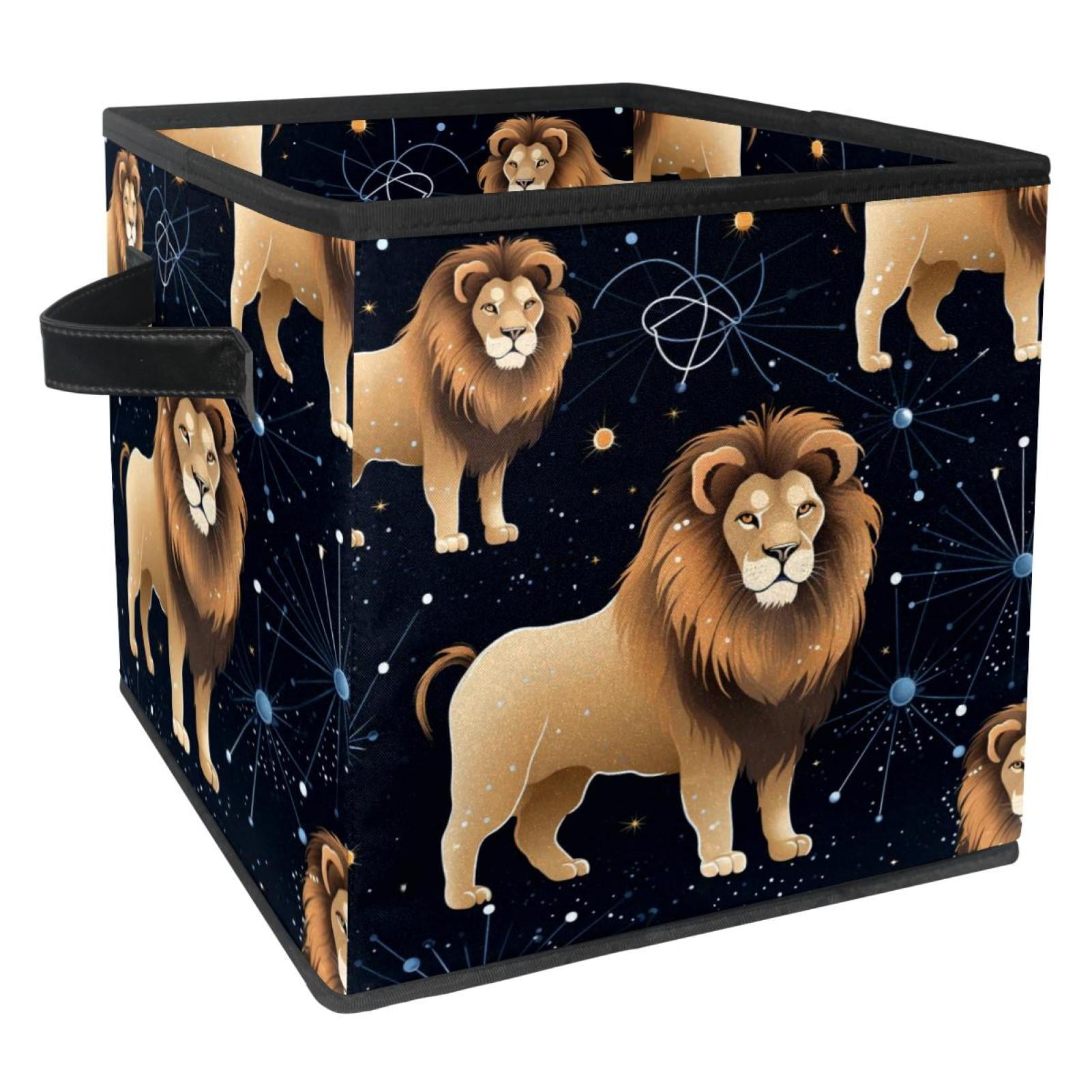 Leo Constellation Foldable Clothes Storage Bin Cube Organizer with ...