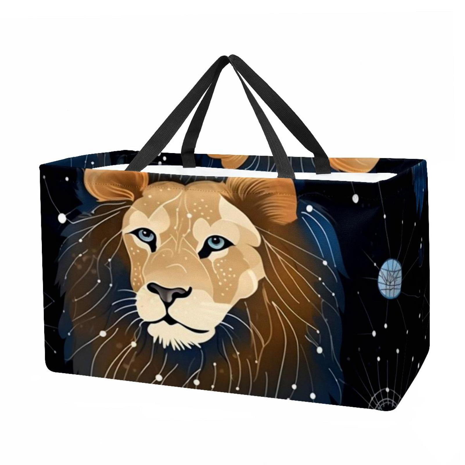 Leo Constellation Foldable Reusable Oxford Cloth Laundry Basket - Large ...