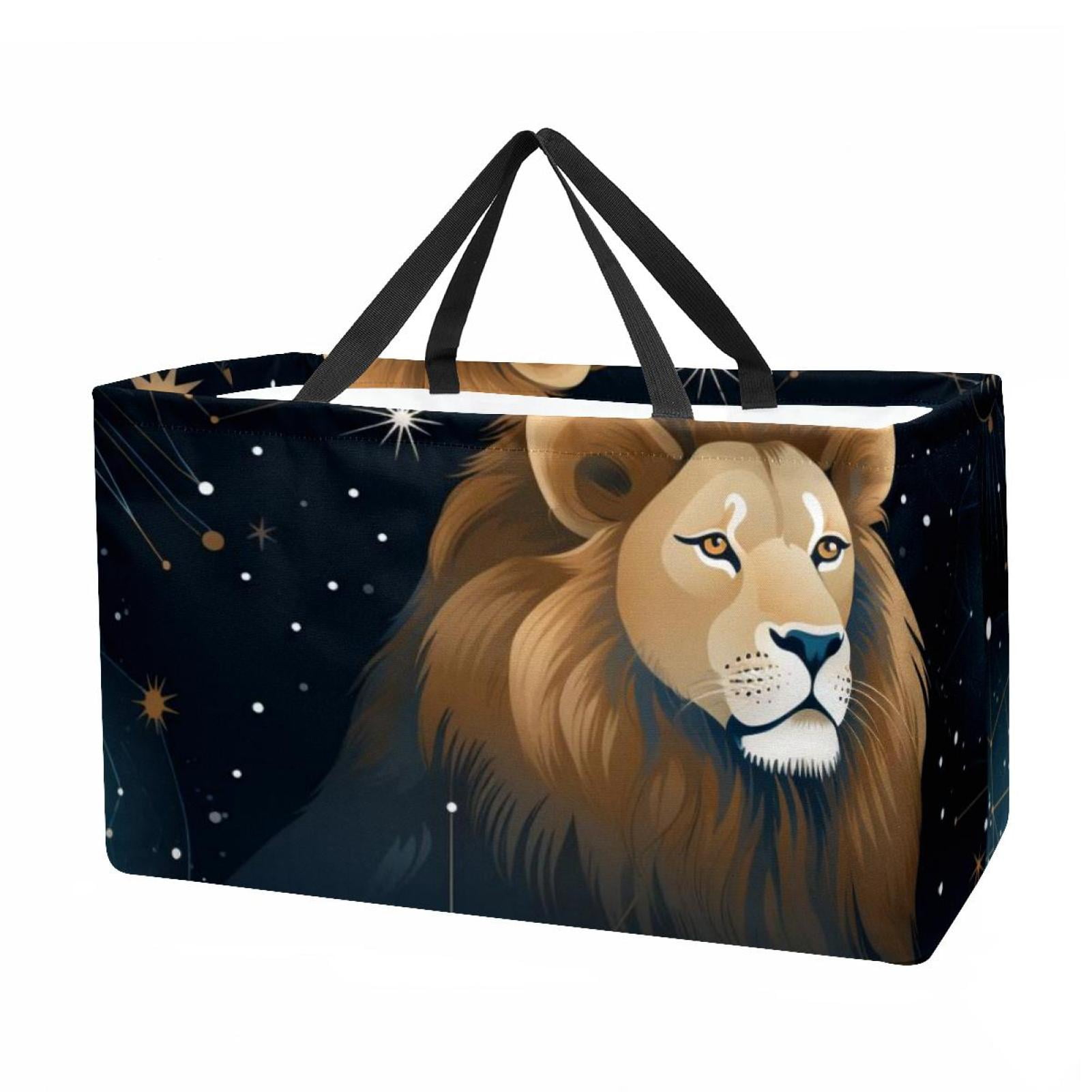 Leo Constellation Foldable Reusable Oxford Cloth Laundry Basket - Large ...