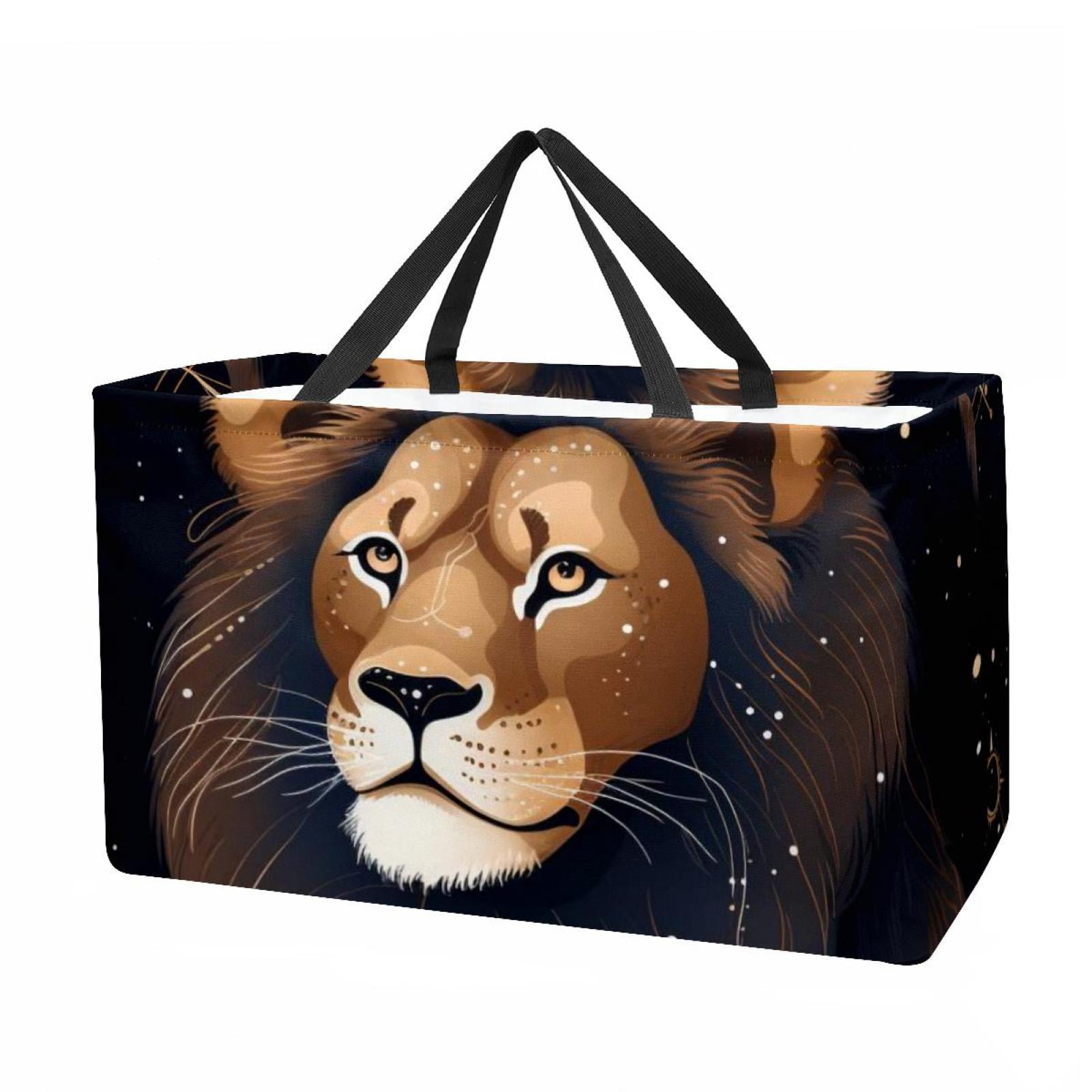 Leo Constellation Foldable Reusable Oxford Cloth Laundry Basket - Large ...