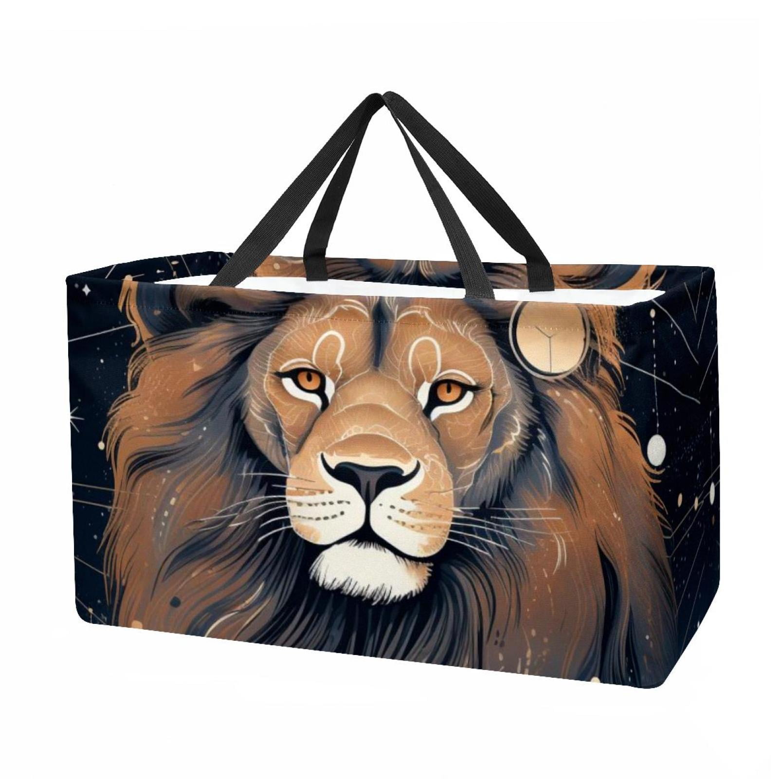 Leo Constellation Foldable Reusable Oxford Cloth Laundry Basket - Large ...