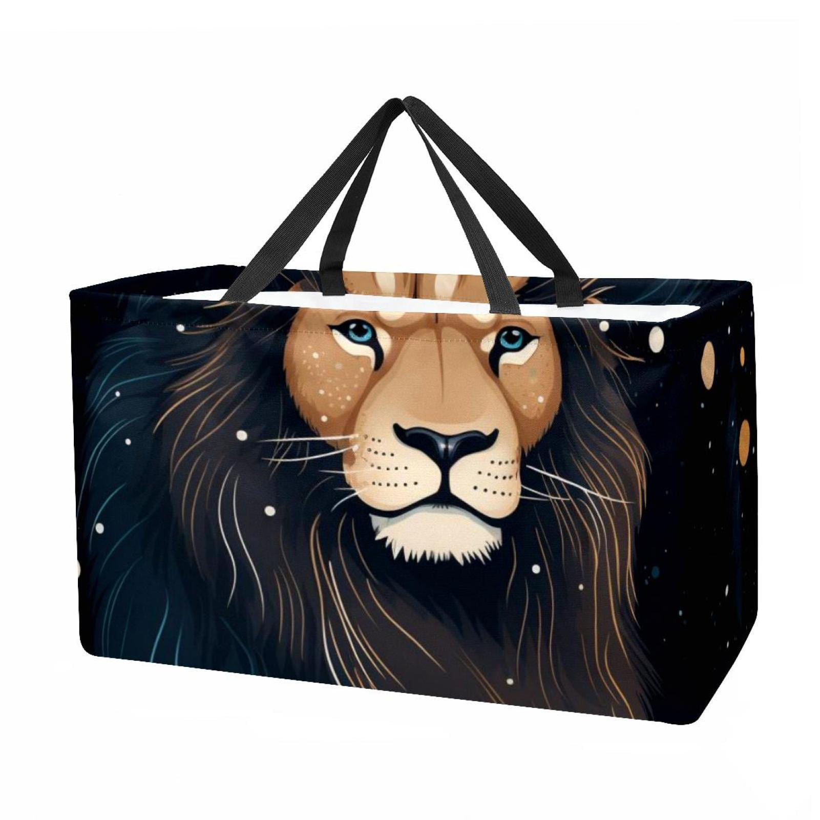 Leo Constellation Foldable Reusable Oxford Cloth Laundry Basket - Large ...