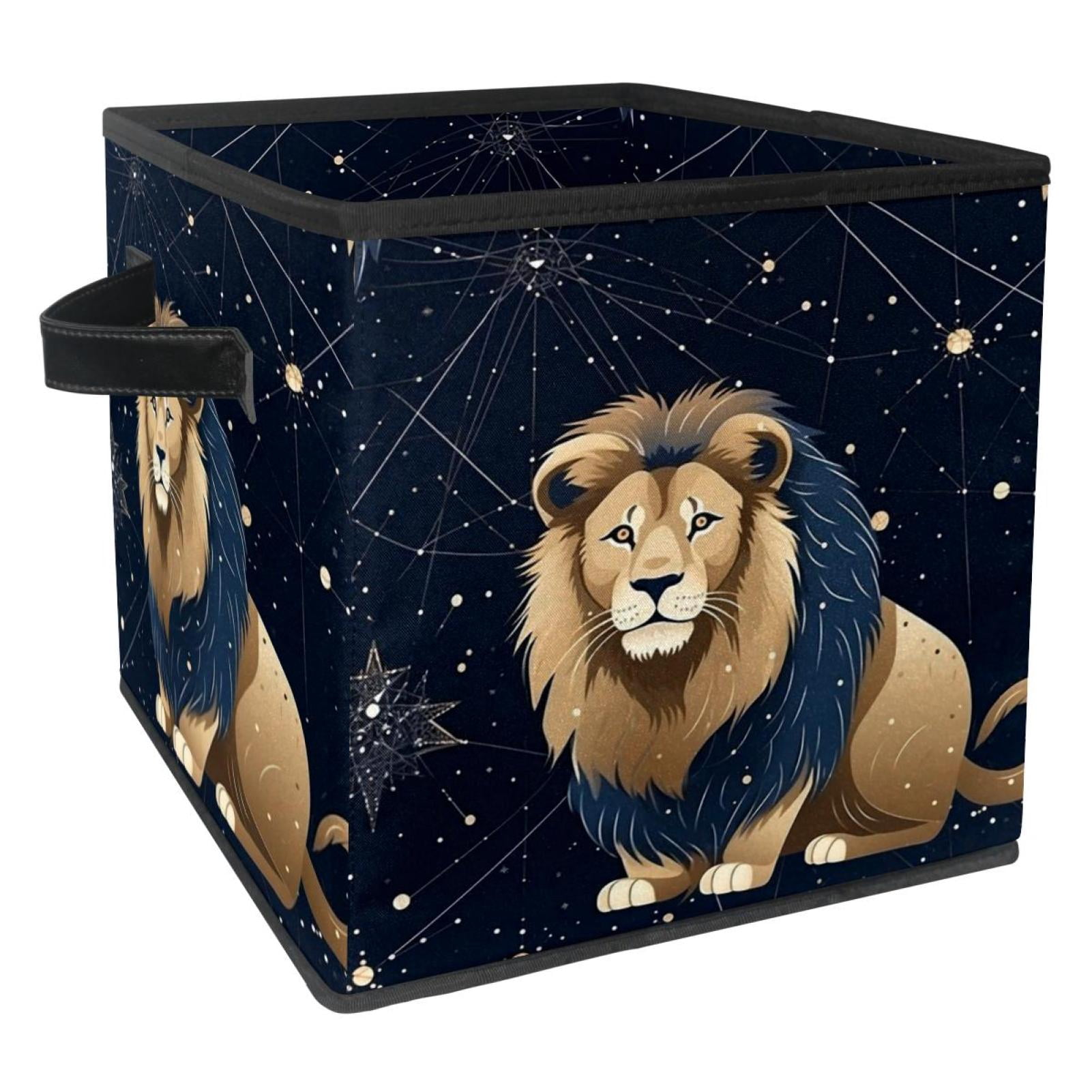 Leo Constellation Large Capacity Foldable Storage Basket Toy Box with ...