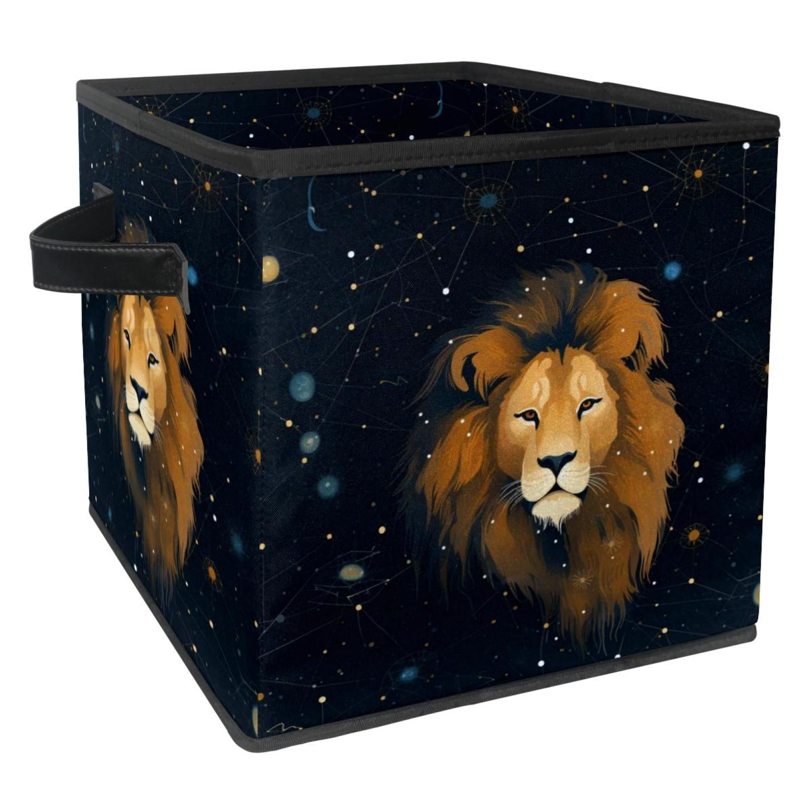Leo Constellation Large Capacity Foldable Storage Baskets with Handle ...