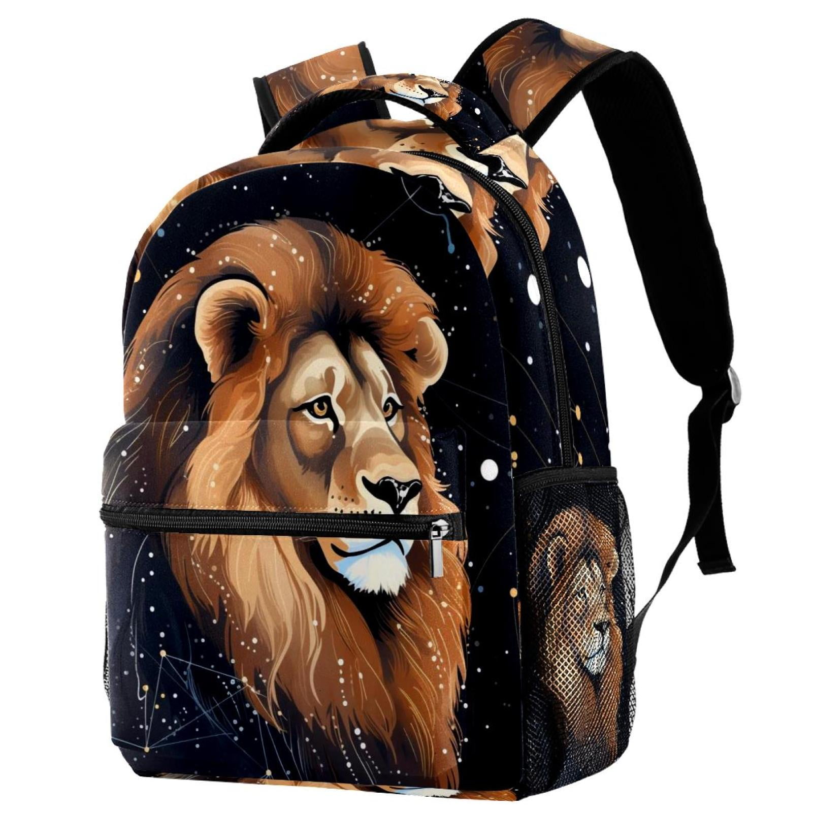 Leo Constellation Painted Casual Backpacks Lightweight Premium Backpack with 1 Main Compartment ...