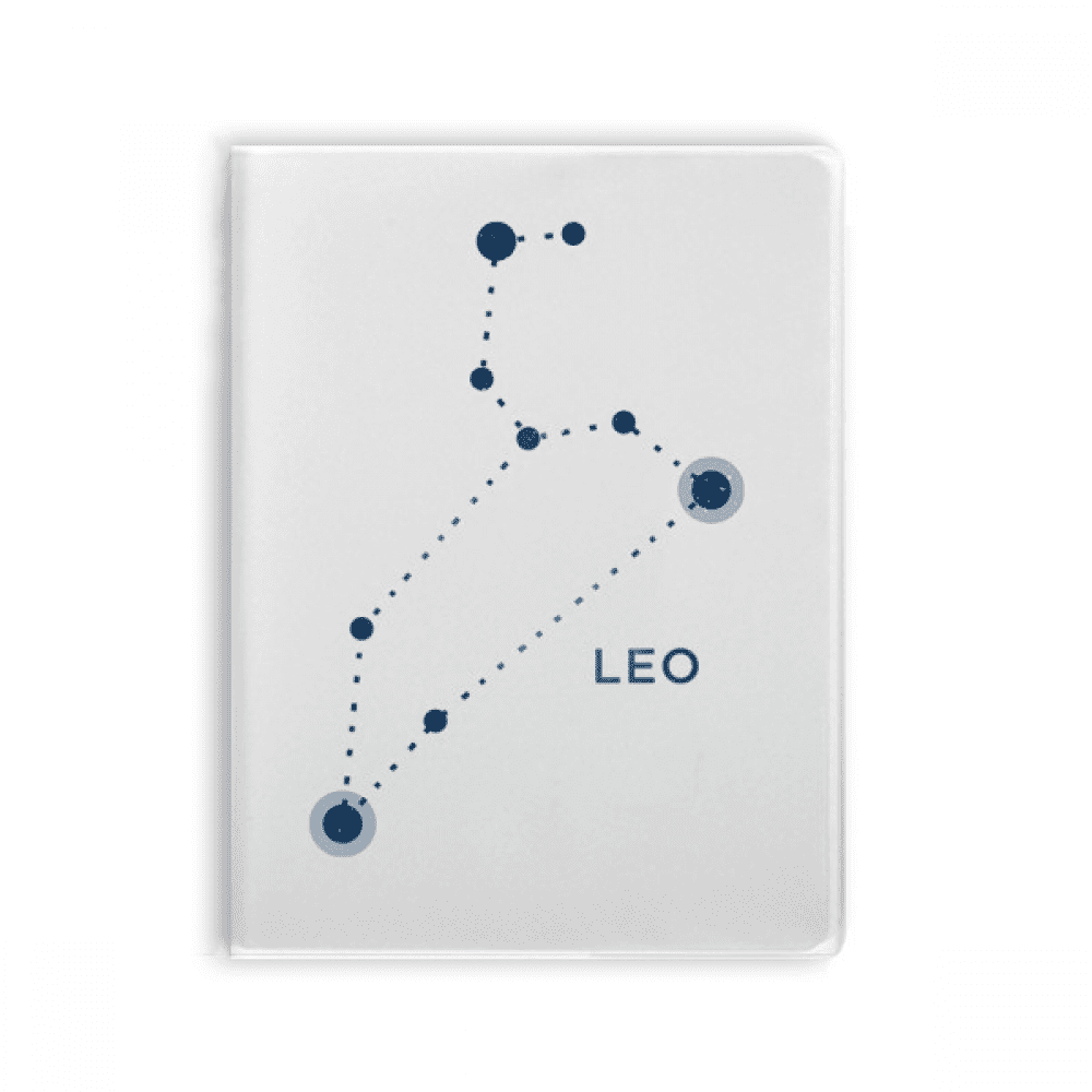 Leo Constellation Sign Zodiac Notebook Gum Cover Diary Soft Cover ...