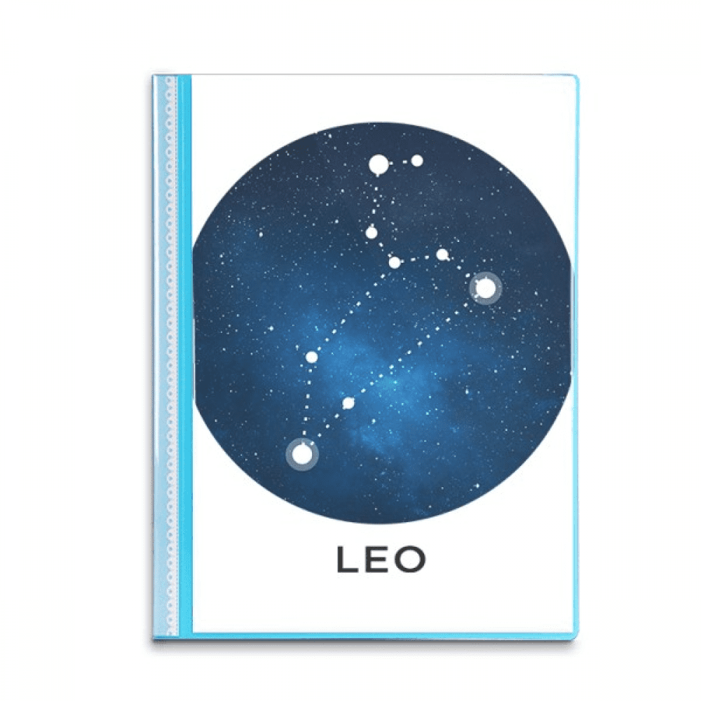 Leo Constellation Zodiac Sign Book Sheet Protectors Portfolio Binder ...