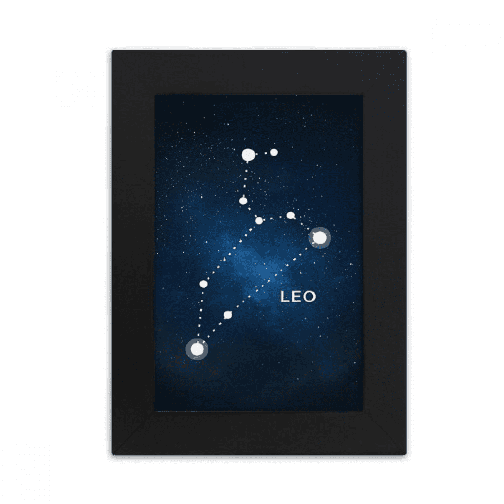 Leo Constellation Zodiac Sign Desktop Photo Frame Picture Display Art ...