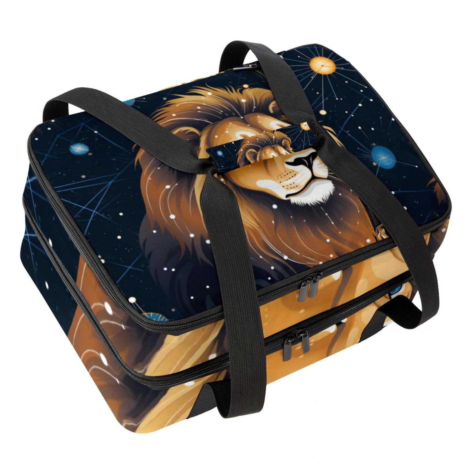 Leo Double Layered Insulated Refrigerated Lunch Bag with Two ...