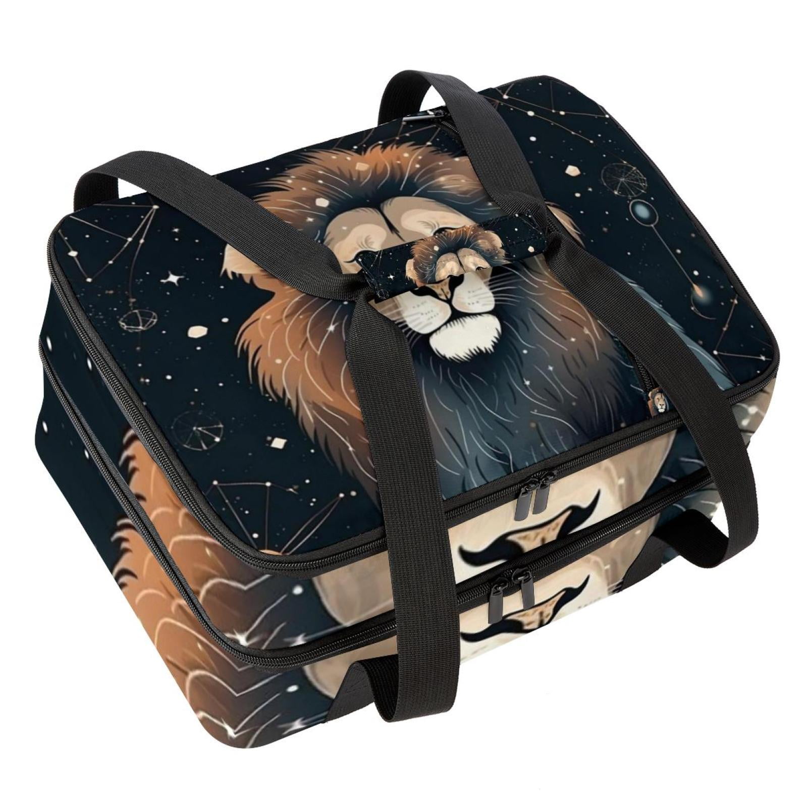 Leo Double Layered Insulated and Refrigerated Lunch Bag with Two ...