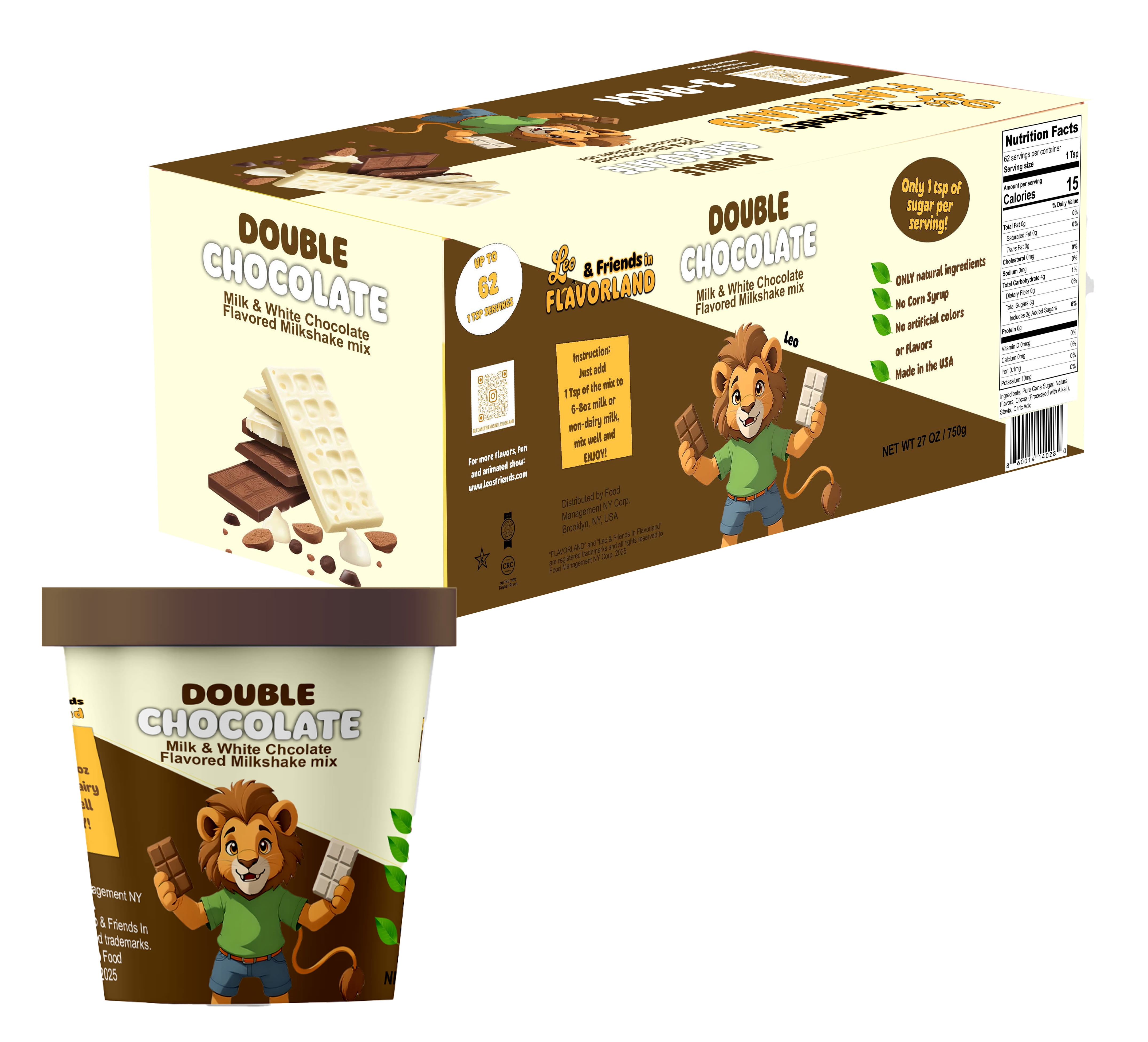 Leo & Friends In Flavorland Double Chocolate Milk and White Chocolate ...