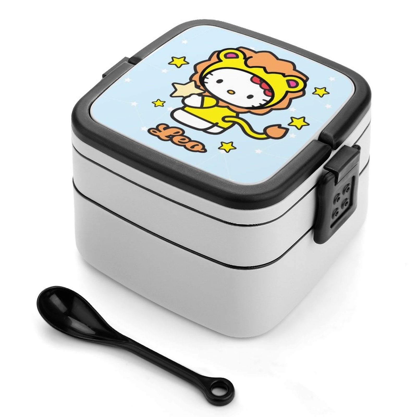 Leo Hello Kitty Lunch Boxes 1000 ML Double Layer Bento Box with ...