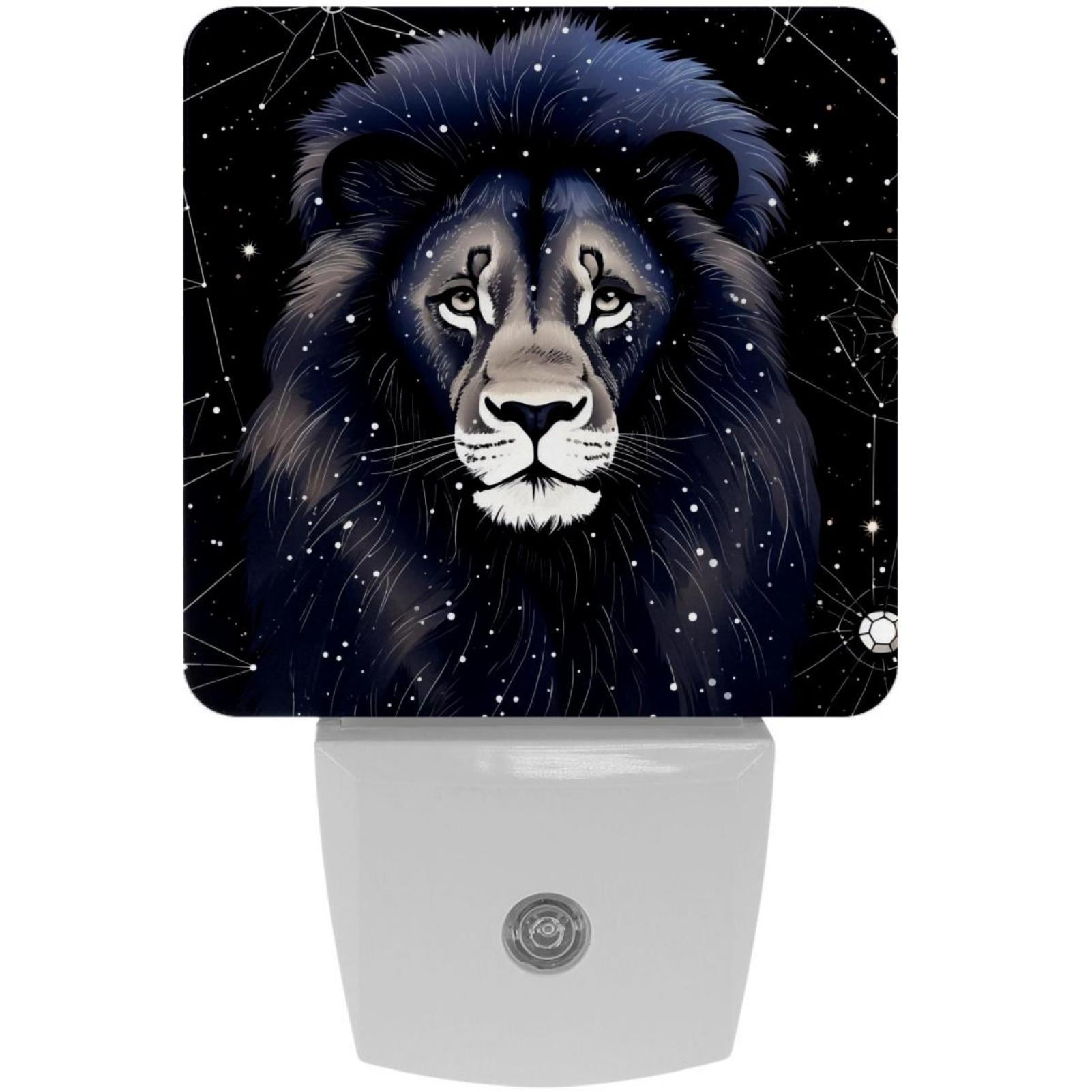 Leo LED Square Night Lights - Energy Efficient Plug-in Wall Lamp with ...