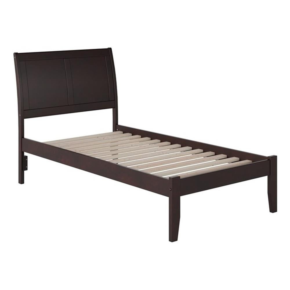 Leo & Lacey Farmhouse Solid Wood Twin XL Platform Bed w/ USB Charger in ...