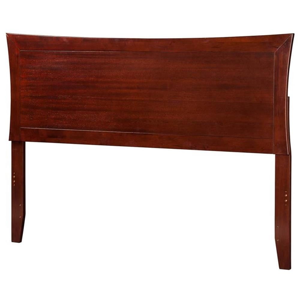 Leo & Lacey Modern Solid Hardwood Queen Panel Headboard in Walnut ...