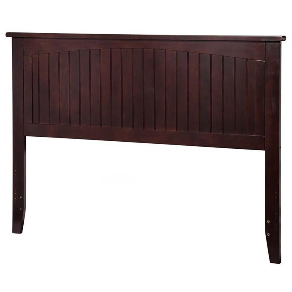 Leo & Lacey Modern Solid Hardwood Queen Size Panel Headboard in ...