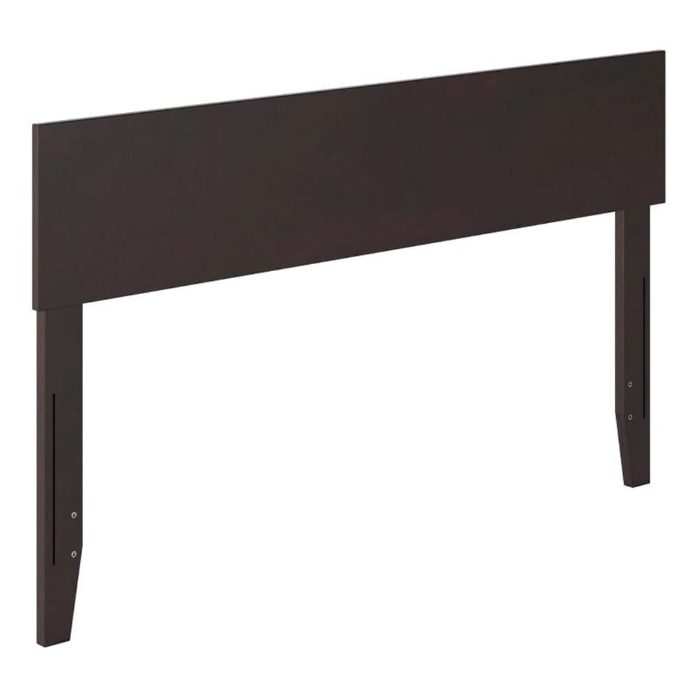 Leo & Lacey Modern Solid Hardwood and Veneers Full Panel Headboard in ...