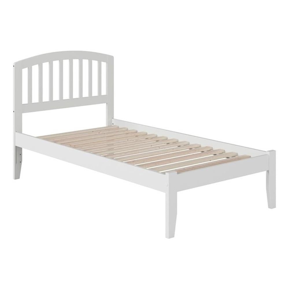 Leo & Lacey Solid Wood Twin XL Platform Bed with Built-In Charger in ...