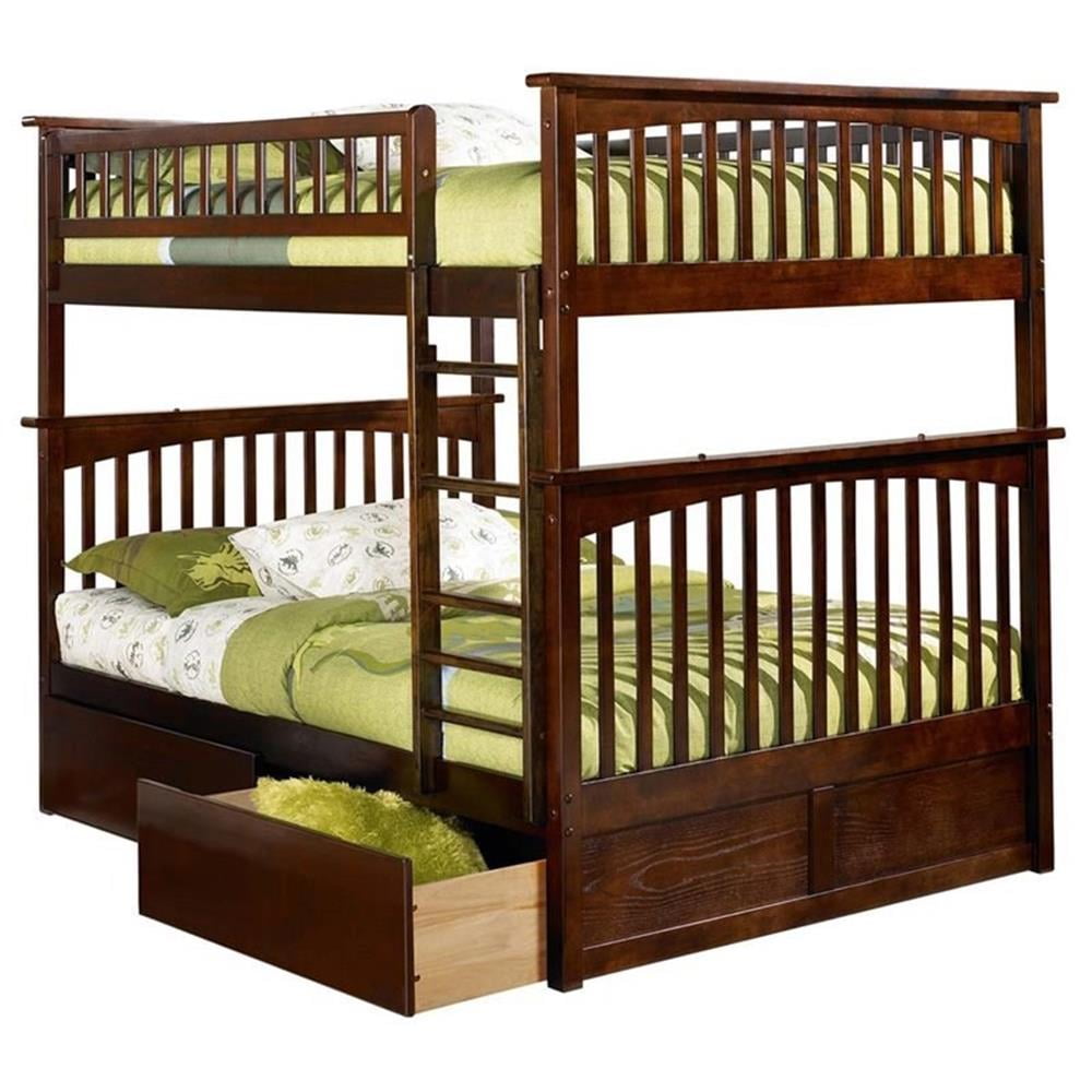 Leo & Lacey Urban Full Over Full Storage Bunk Bed - Walmart.com
