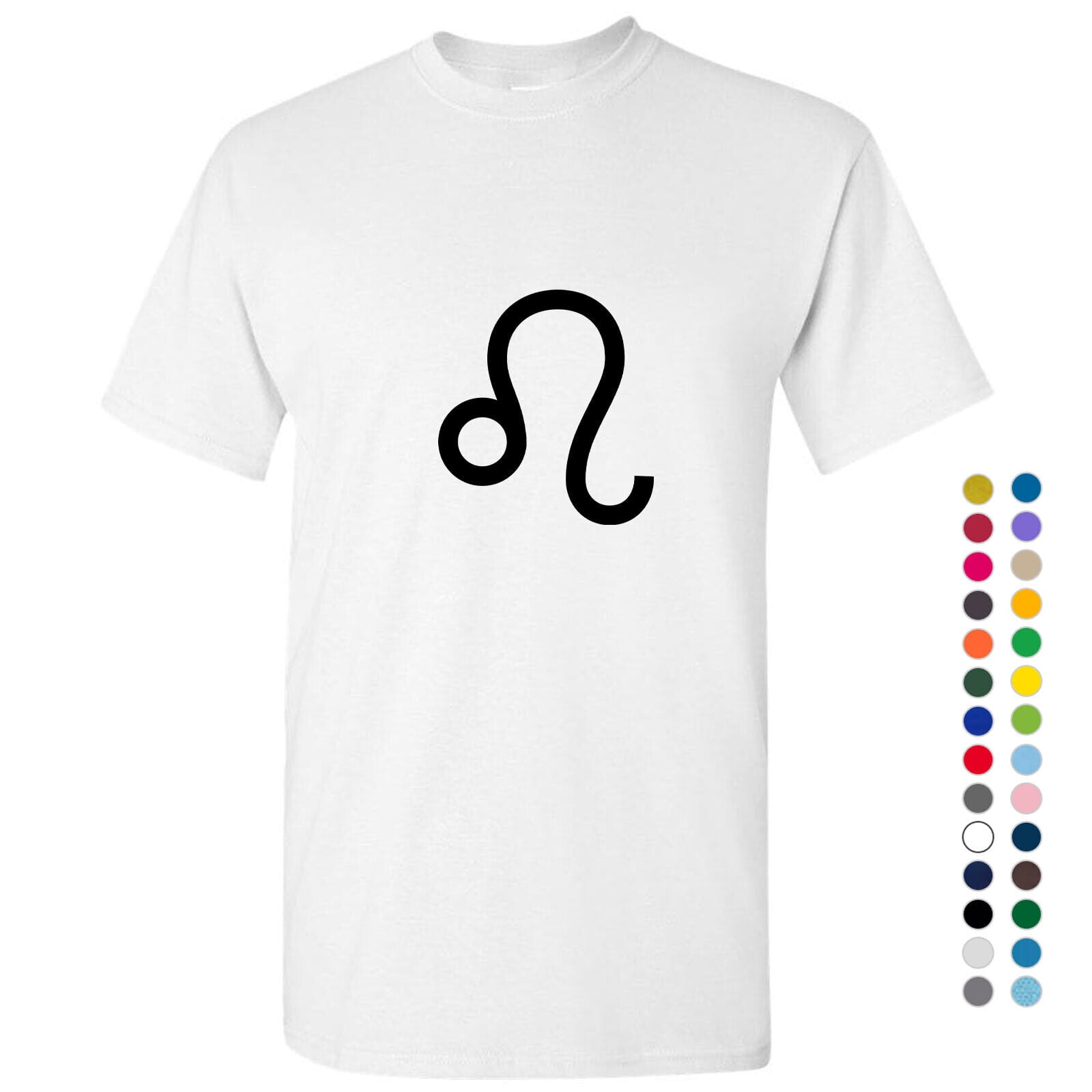 Leo Lion Zodiac Horoscope Astrological Symbol Sign Men T Shirt Tee Top ...