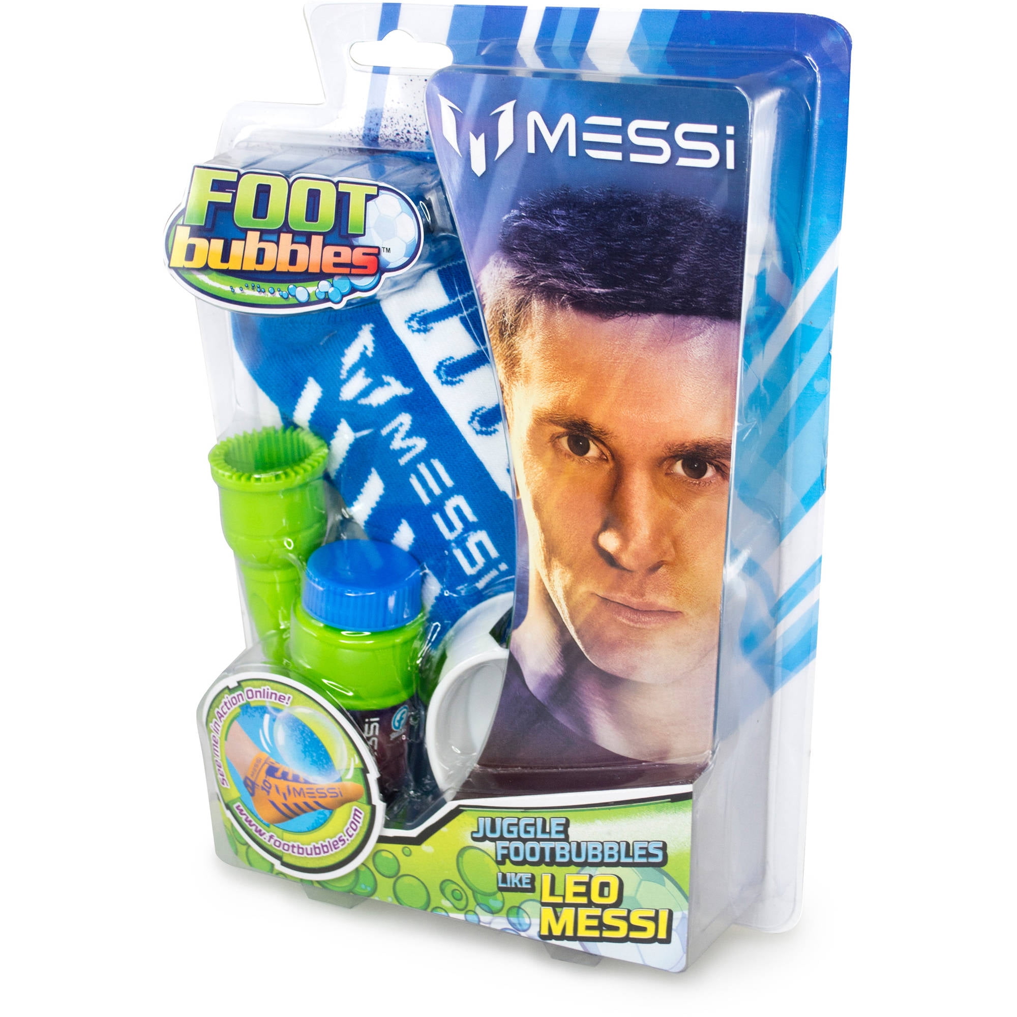 Leo Messi Foot Bubbles Blue Starter Pack - Walmart.com