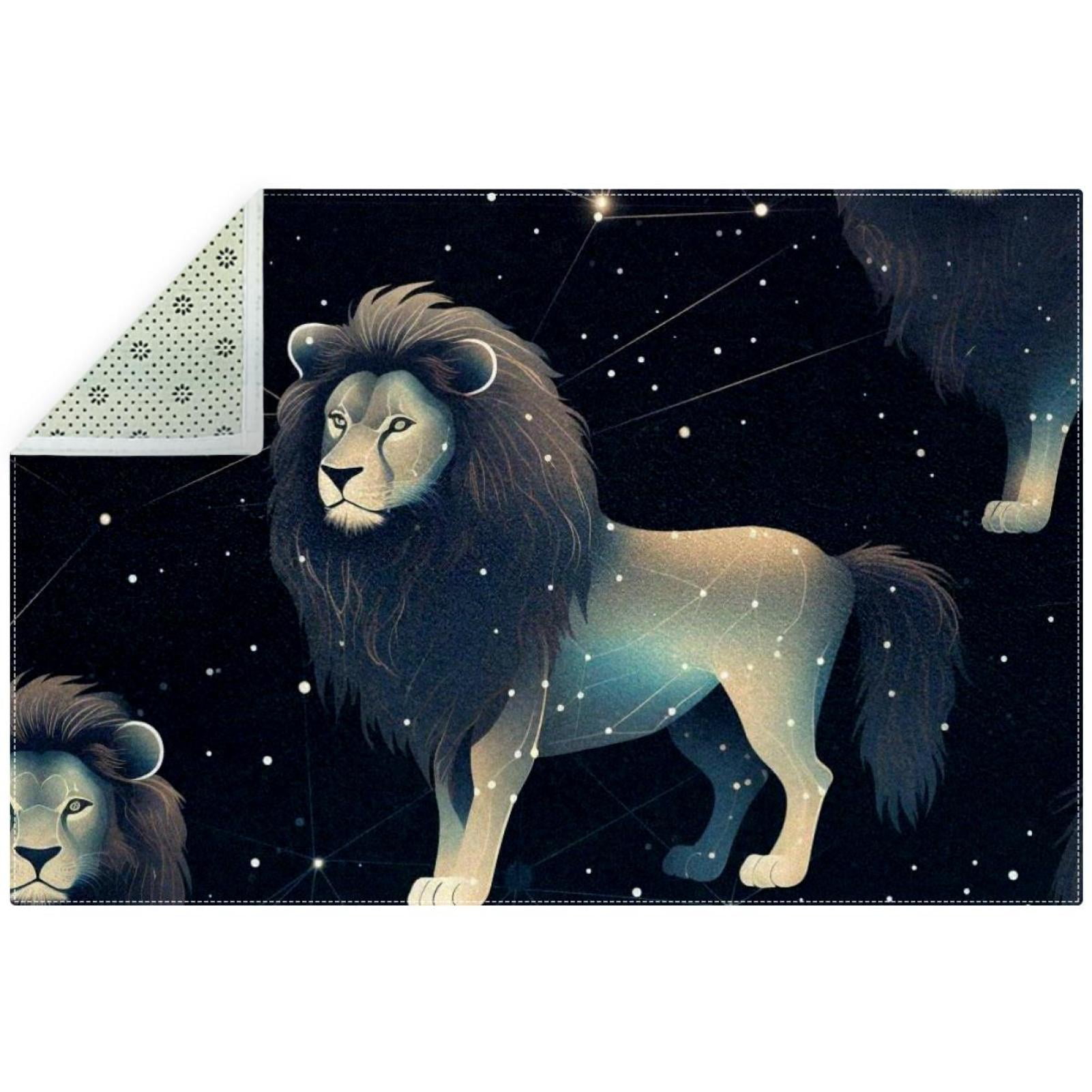 Leo Office Mat with Right-Angle Design - Polyester Floor Mat for ...